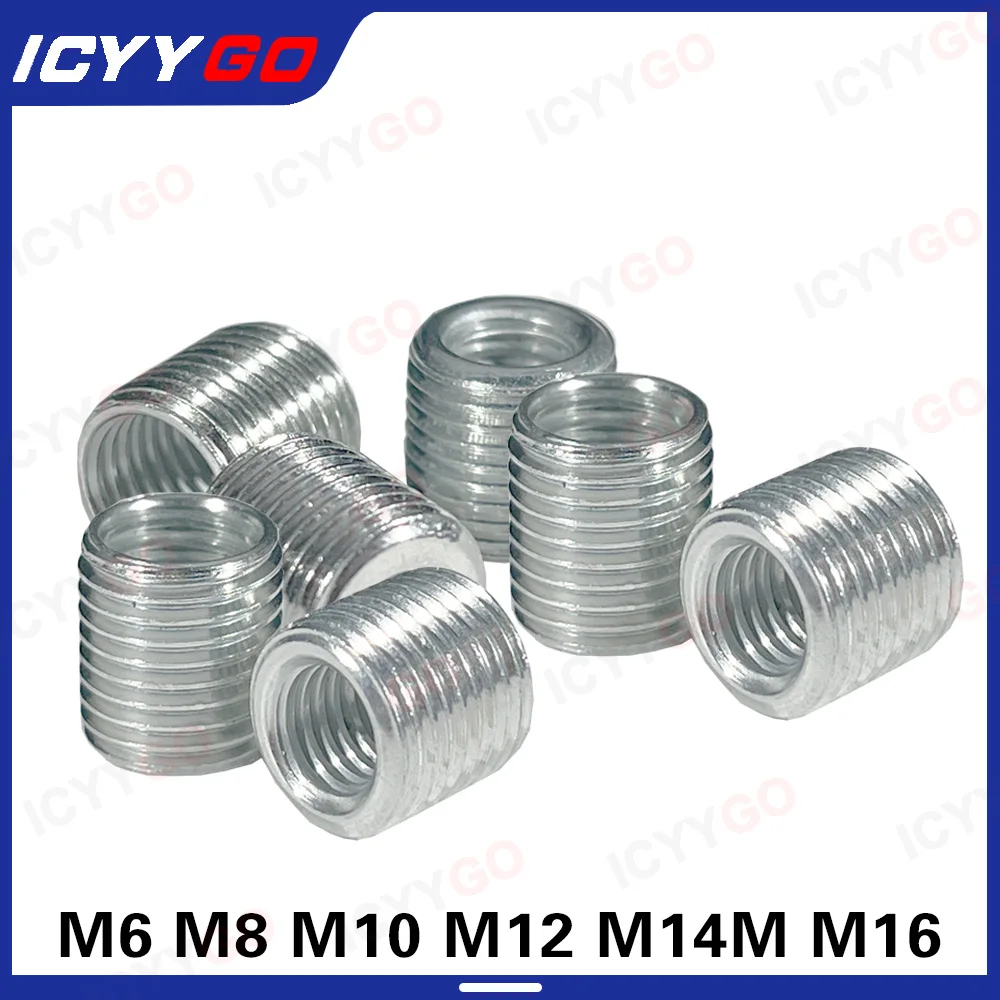 10PCS-304-Internal-Outside-Thread-Nut-M4-M6-M8-M10-M12-M14-M16 ...