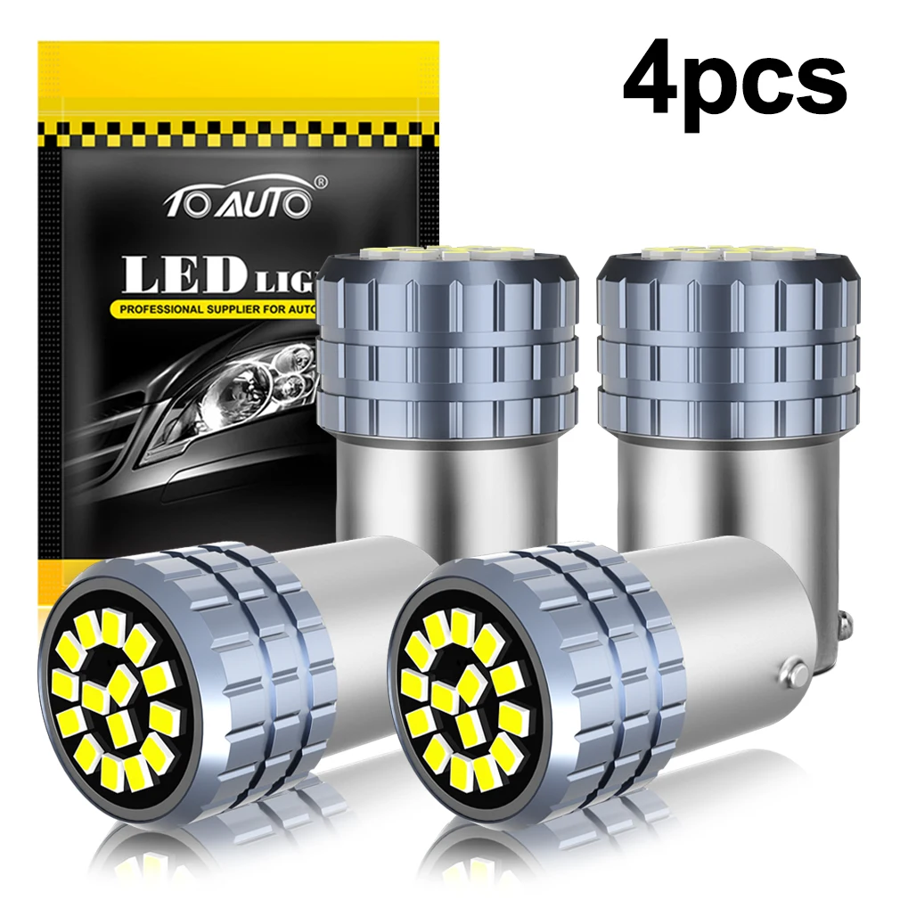 4pcs-P21W-P21-5W-PY21W-LED-Bulb-1156-1157-BA15S-BAY15D-BAU15S-Led-Car ...