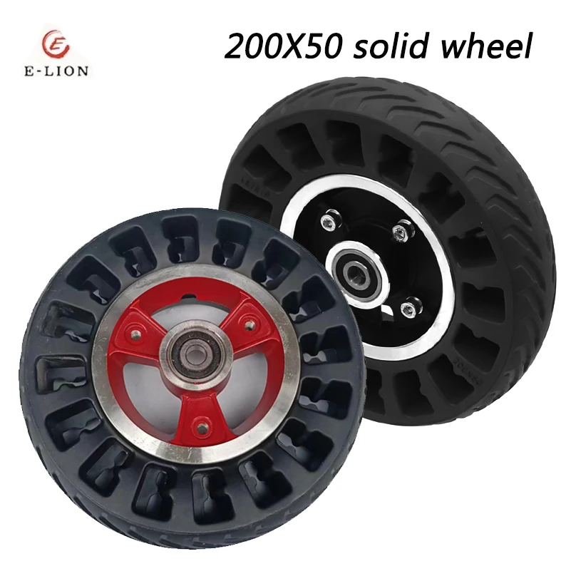 200x50-Solid-Wheels-8-Inch-for-Electric-Scooter-Wheels-200x50-Non ...
