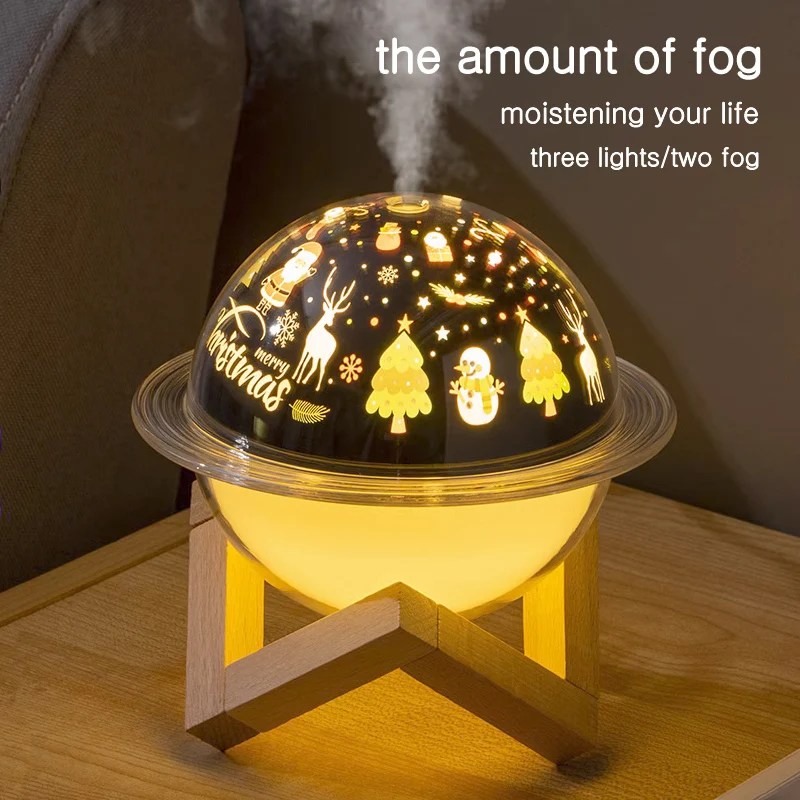 Creative-LED-projection-light-USB-planet-humidifier-Christmas-star ...
