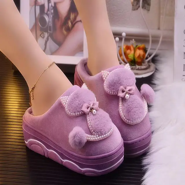 Bedazzled House Slippers | atelier-yuwa.ciao.jp