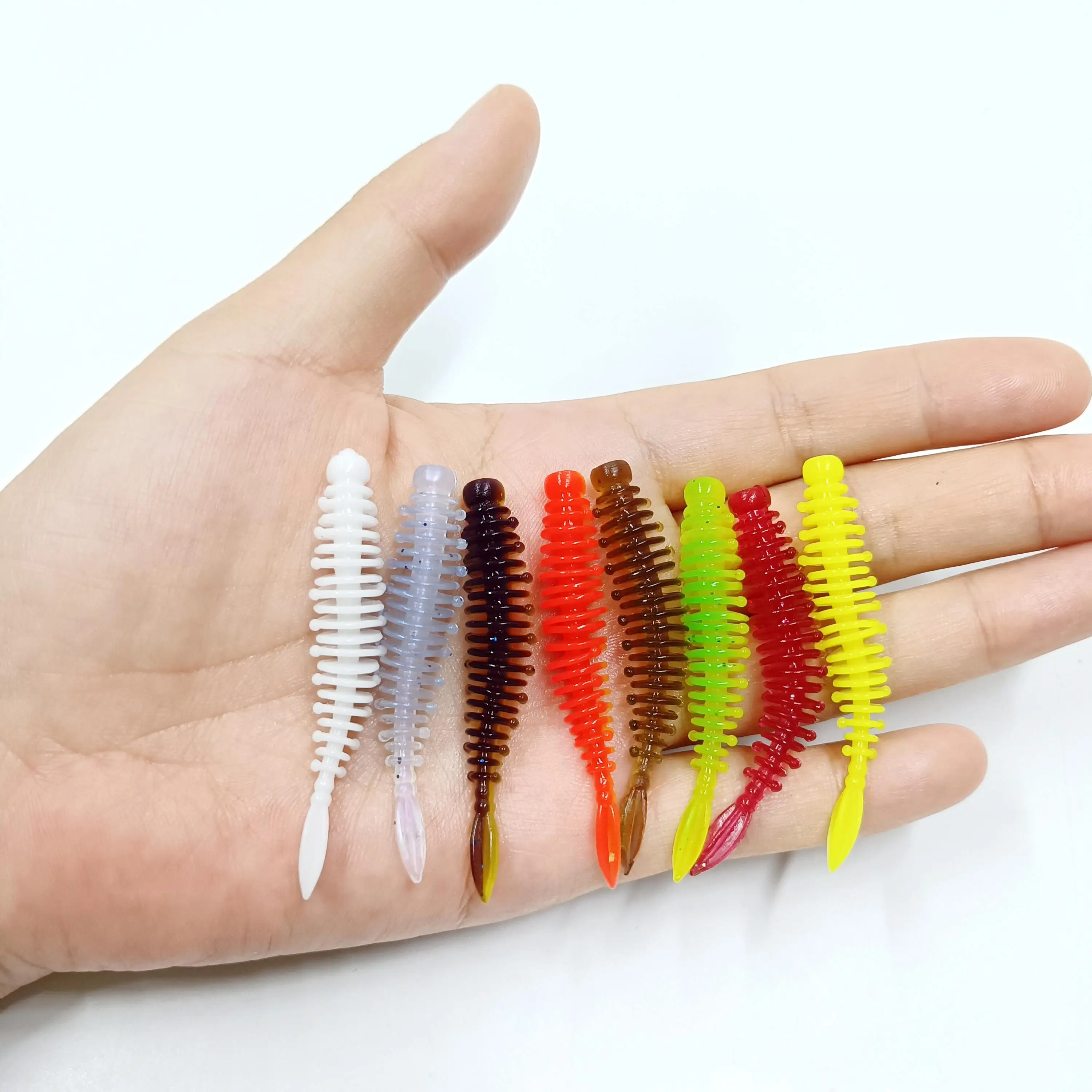 DUODUOYU 15PCS 1g/60mm Floating Soft Fishing Lures Mini Soft Quality ...