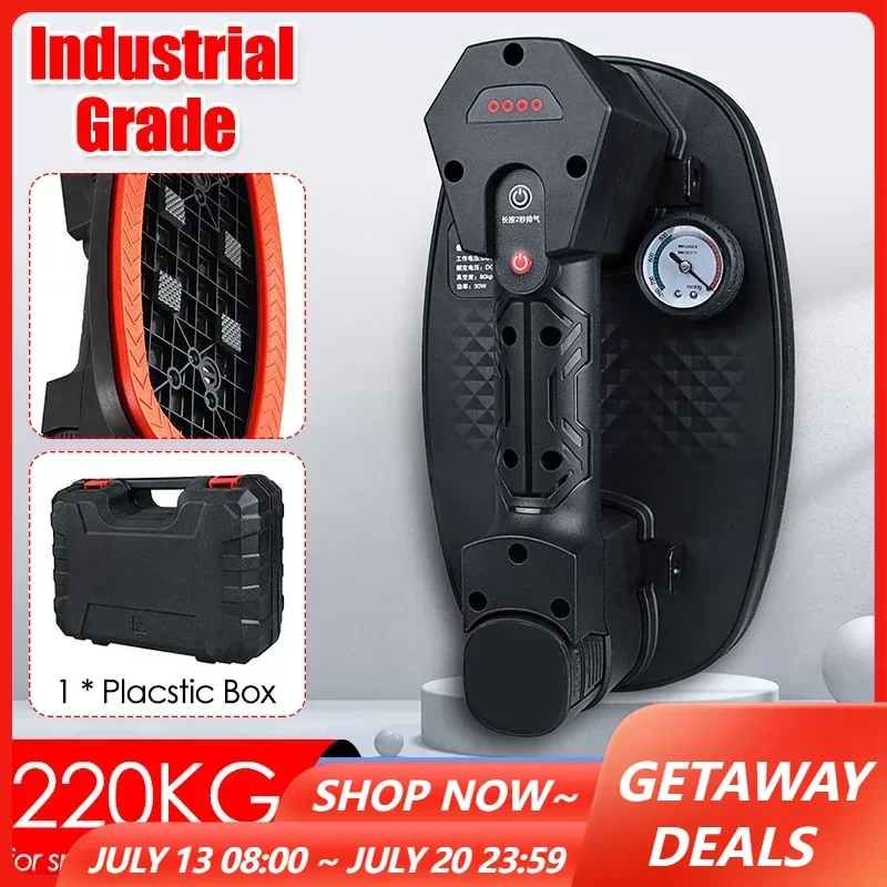 220Kg-Load-Electric-Vacuum-Suction-Cup-Lifter-with-Pressure-Gauge-Heavy ...