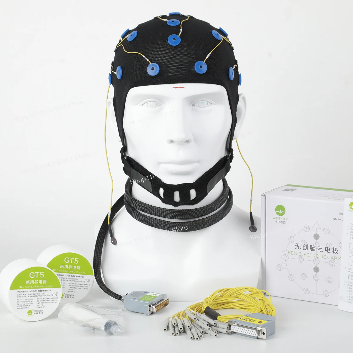 Manufacturer 19 Channel Eeg Cap Electrodes for Clinical Epilepsy Video ...