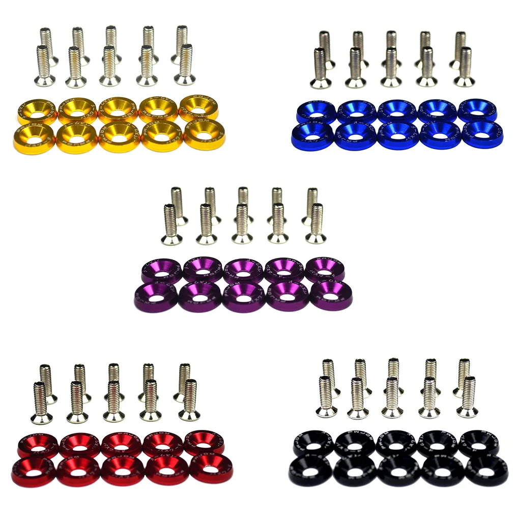 Car-Fender-Washer-Bolt-Screw-Colorful-Concave-Washer-Screw-Mini-Engine ...