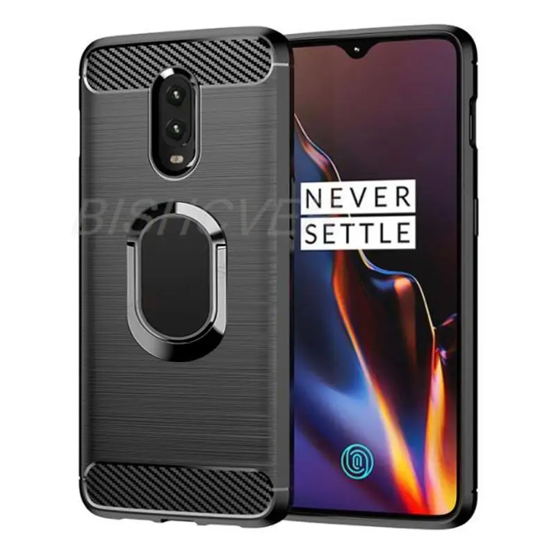 Brushed-Carbon-Fiber-Silicone-Shockproof-Case-For-OnePlus-1-6T-6-5-5T-7 ...