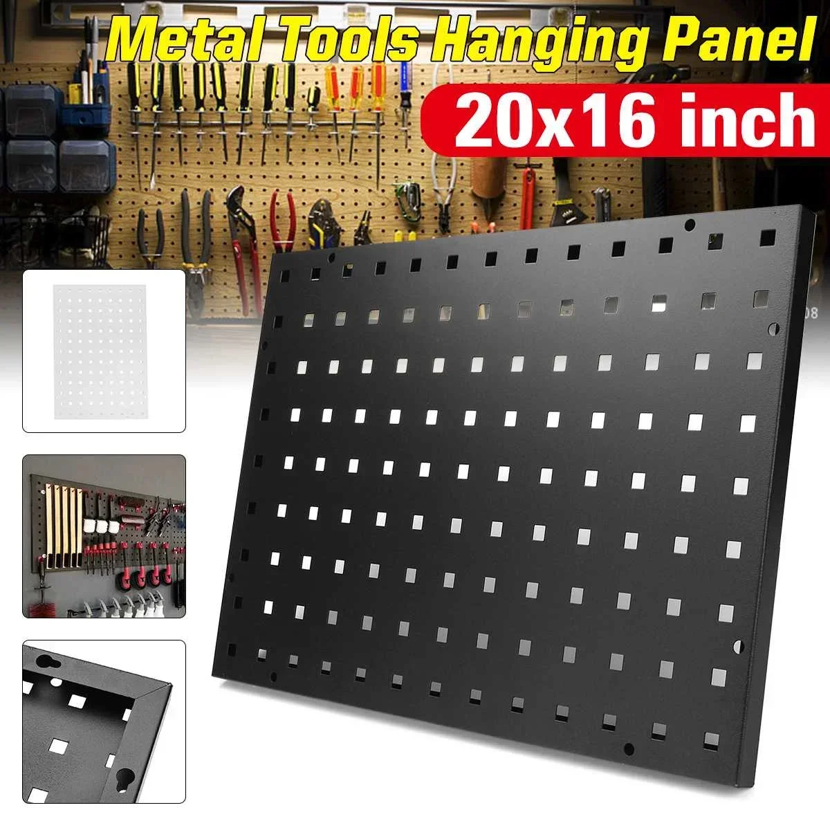 500x400mm-Wall-Mounted-Hardware-Tool-Hanging-Board-Plate-Hook-Parts ...