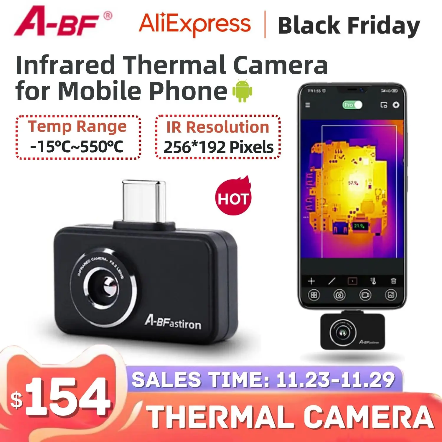 A-BF-RX-450-Subsitute-to-InfiRay-P2-cell-Phone-Thermal-Camera-Imager ...