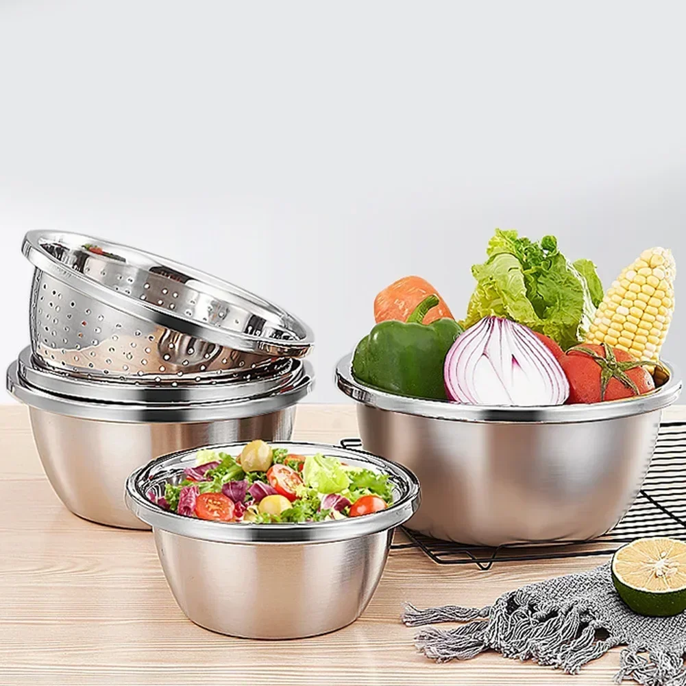 Stainless-Steel-Mixing-Bowls-Whisking-Salad-Basin-For-Cooking-Baking ...