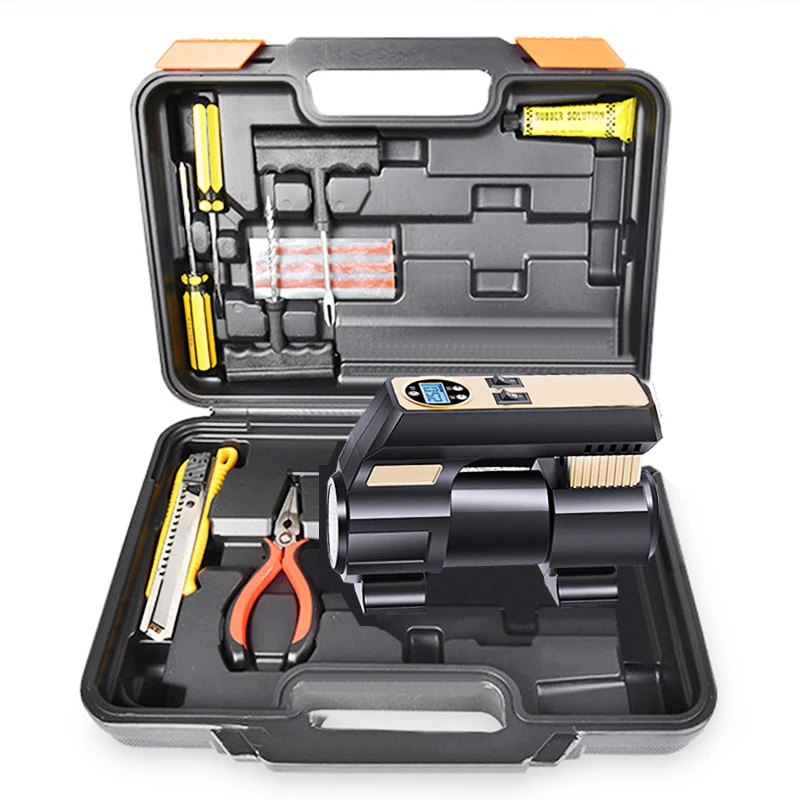 (tool Box)car Air Compressor 12v Portable Electric Air Compressor Air ...
