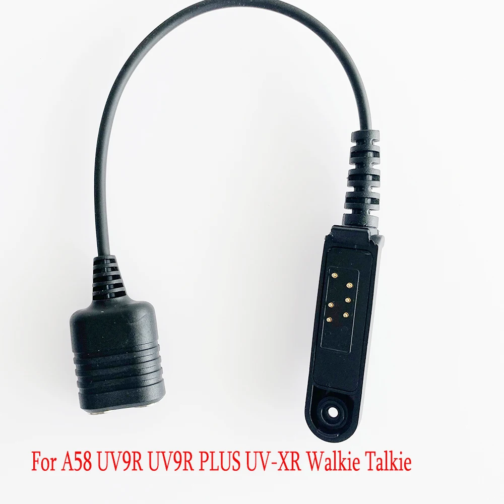 BAOFENG UV-9R Plus Waterproof Radio Walkie Talkie Headphone Converter Adapter Cable for A58 UV9R ...