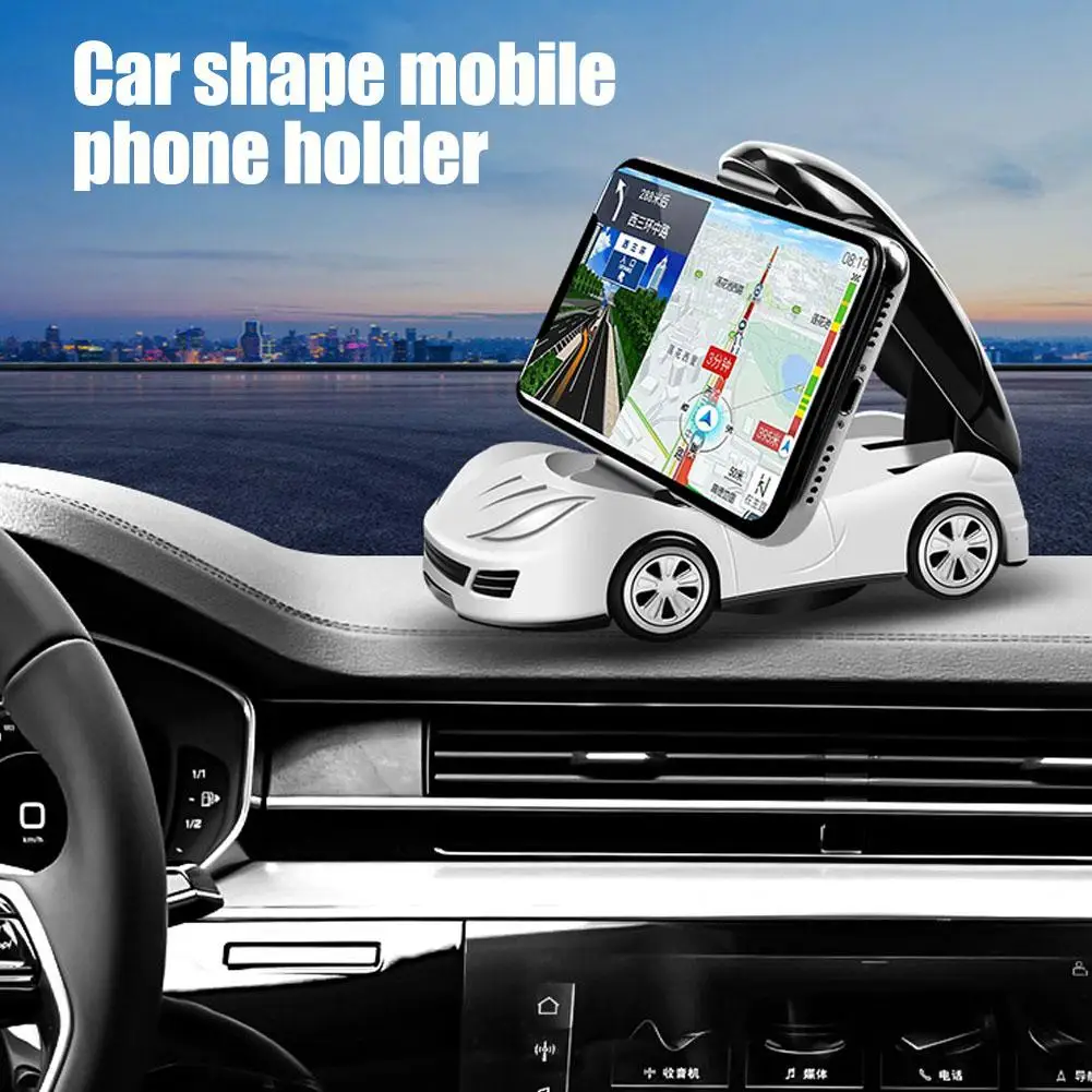 Mobile-Phone-Holder-360-Degree-Rotating-Vehicle-Shape-Stable-Clip-Car ...