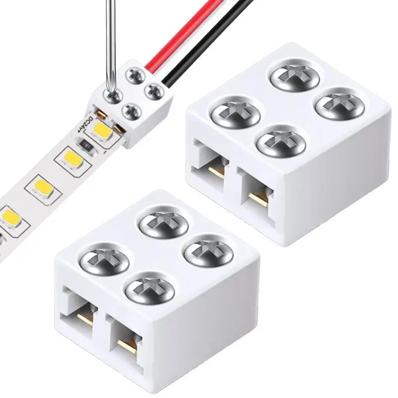 LED Light Strip Connectors 8mm Sturdy LED Connector User-Friendly LED ...
