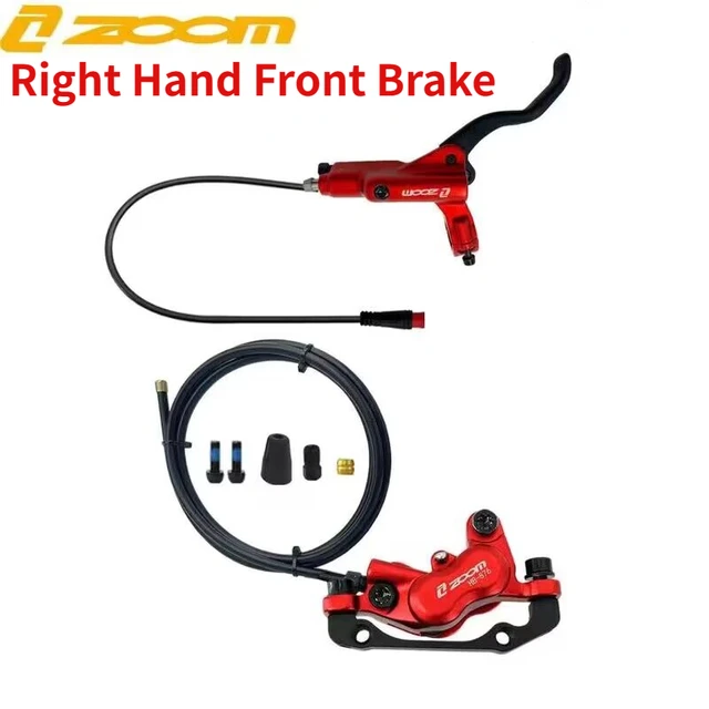 ZOOM HB-876E 4 Pistons E-bike Hydraulic Brake Set Sensor Control Disc ...