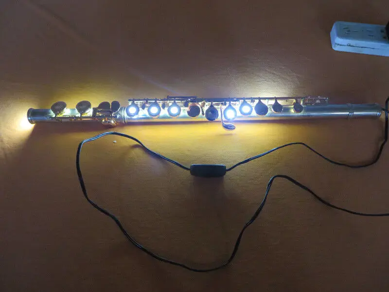 saxophone-Clarinet-flute-Oboe-LED-double-sided-lamp-detection-tool-12V ...