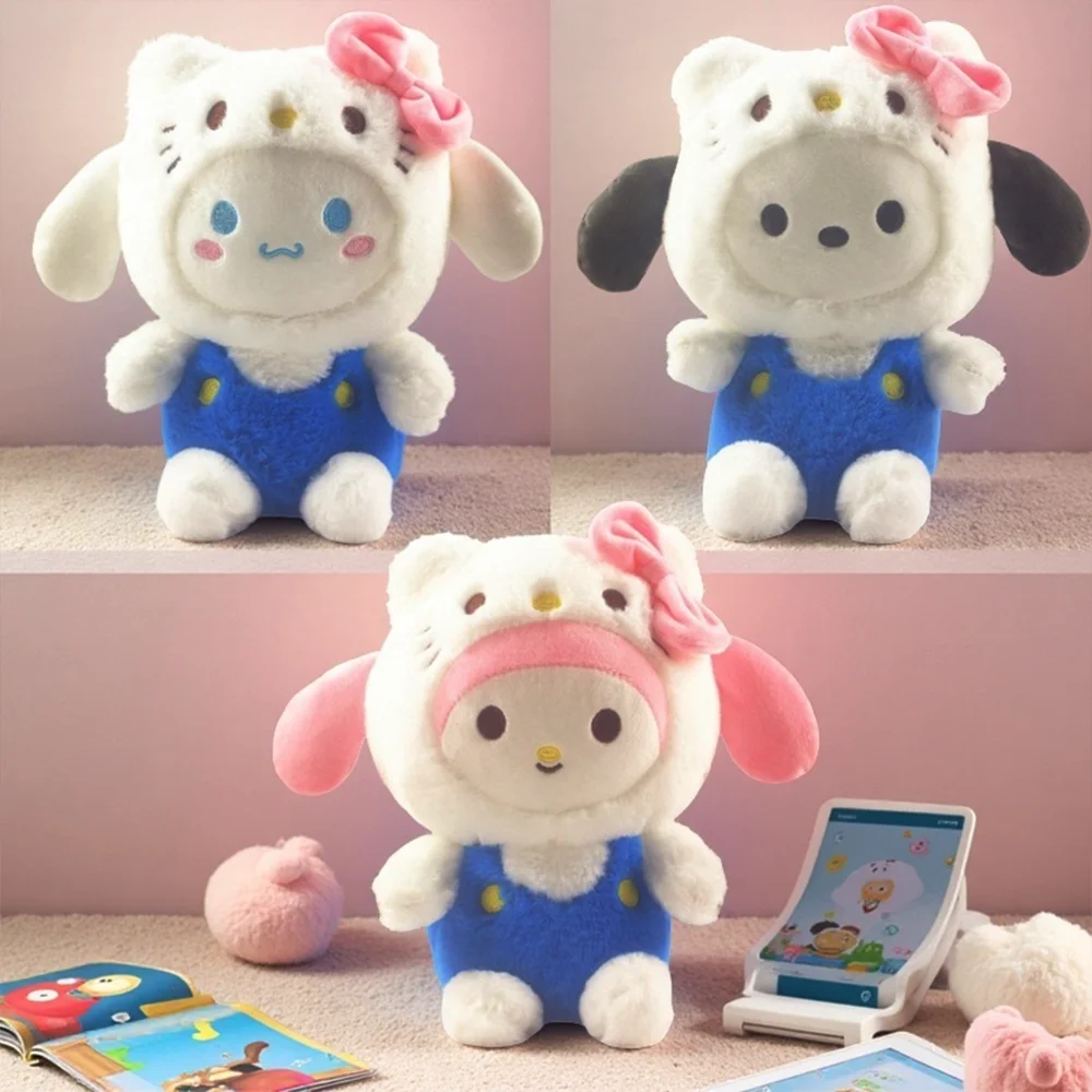Sanrio Plush Dolls Toys Cute Hello Kitty Kuromi My Melody Kawaii KT ...
