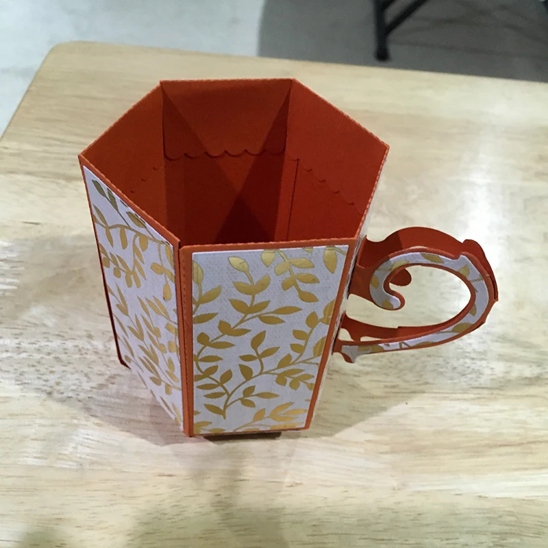 3D Coffee Mug Metal Cutting Dies Stencils for DIY Scrapbooking ...