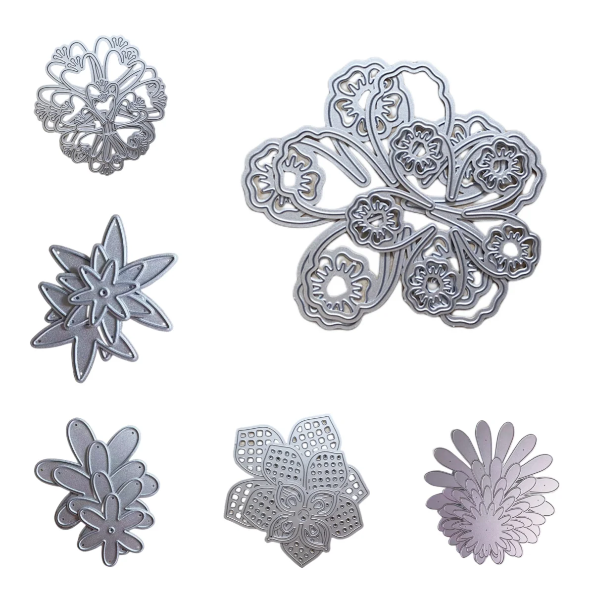 YINISE SCRAPBOOK Metal Cutting Dies For Scrapbooking Stencils FLOWERS ...