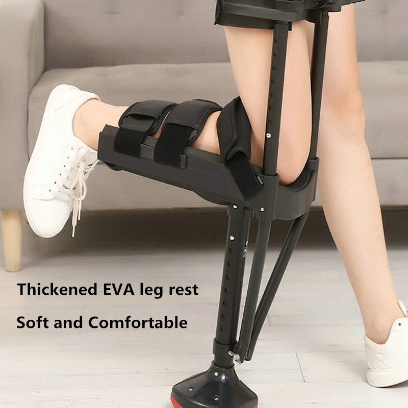 Single-Leg-Telescopic-Walking-Aid-Support-Free-Walking-Aids-Knee-Walker ...