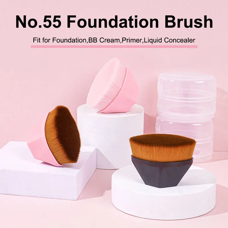 Brochas-de-maquillaje-de-nailon-n-55-brocha-para-Base-BB-Cream ...
