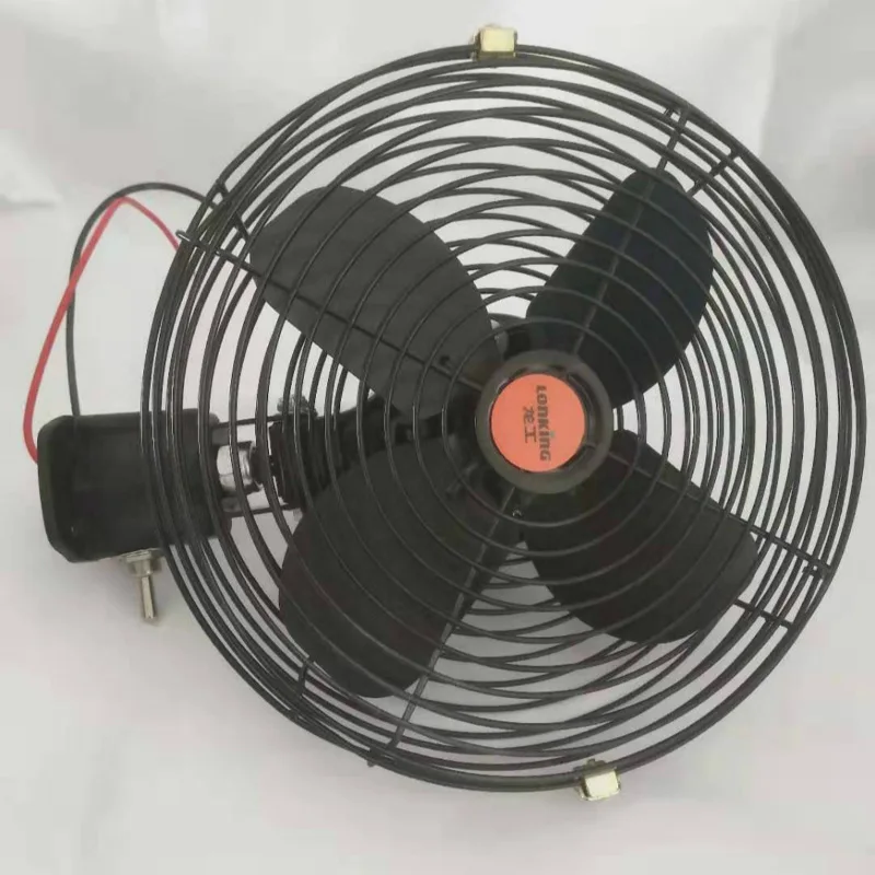 12V metal big wind power fan for caravan