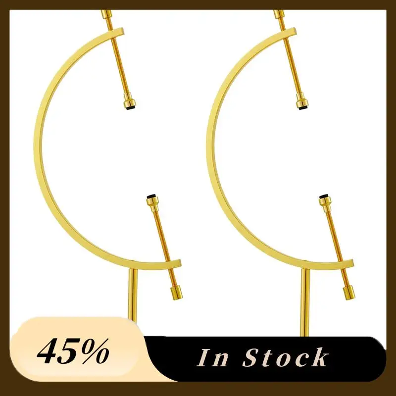 A60z2piece Metal Caliper Stand Caliper Style Crystal Display Stand For ...