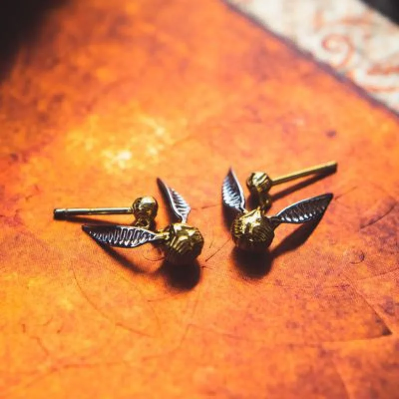 925-Sterling-Silver-HP-Golden-Snitch-Earrings-High-Quality-Fan-Gift ...