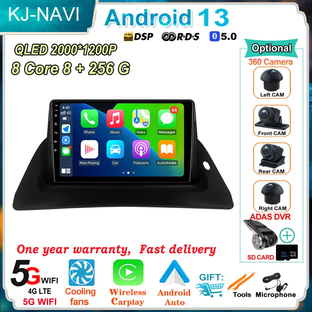 Autoradio-Android-13-Navigation-GPS-RDS-Bluetooth-WiFi-4G-Lecteur ...