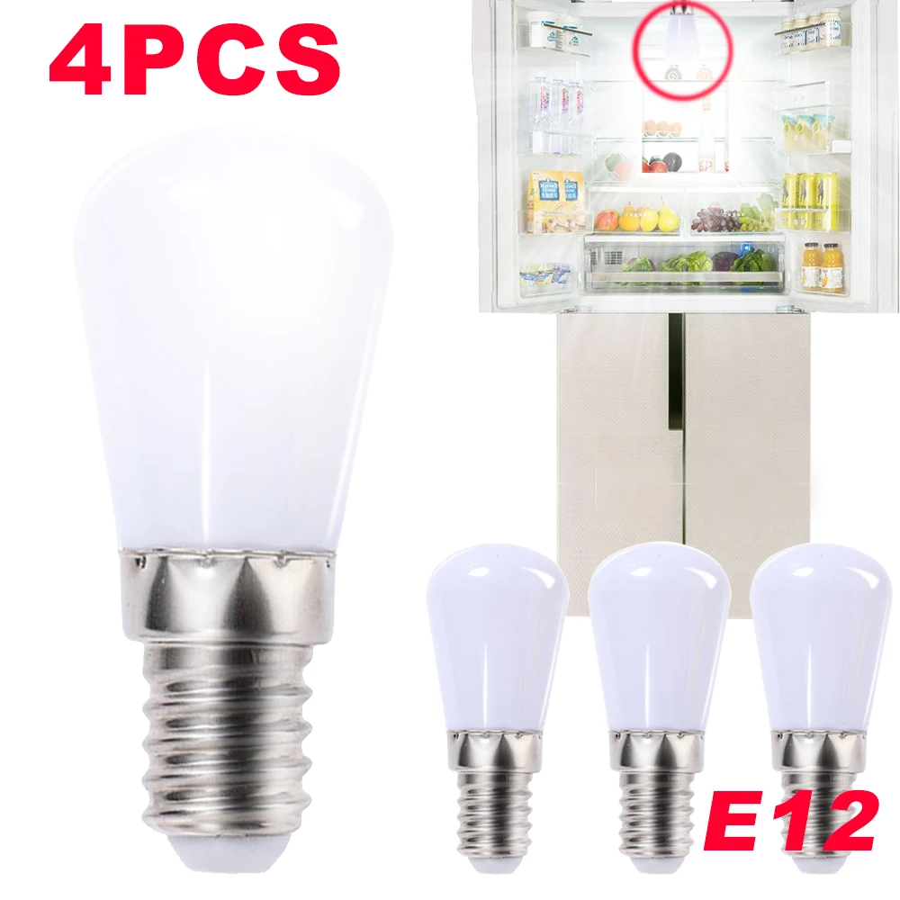 2-4PCS-LED-Refrigerator-Light-Bulbs-E12-Light-Bulbs-220V-Refrigerator ...
