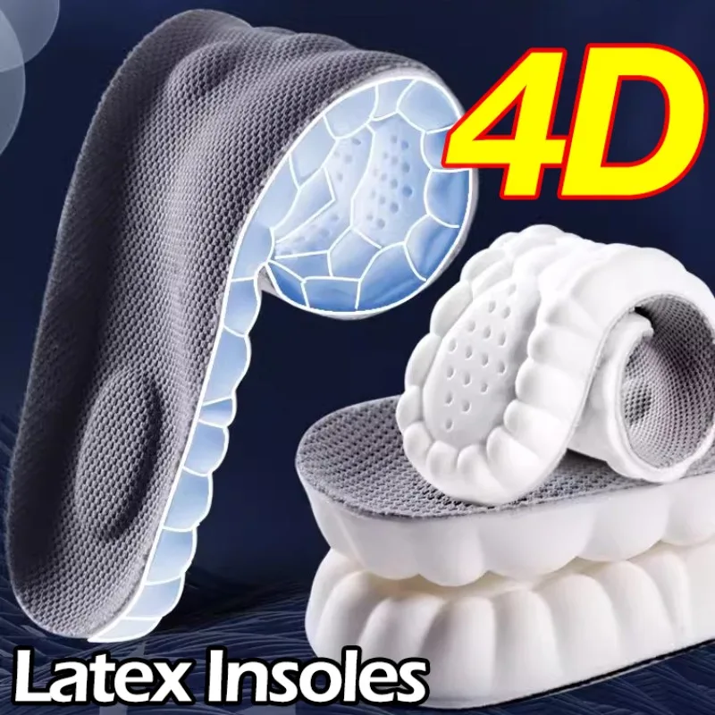 High-Elasticity-Latex-Insoles-Super-Soft-4D-Latex-Sport-Insoles-Pads ...