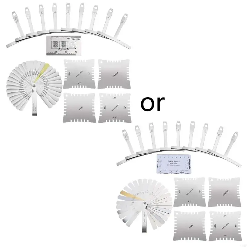 92ME 15Pcs Guitar Luthier Tool Includes Understring Radius Gauge ...