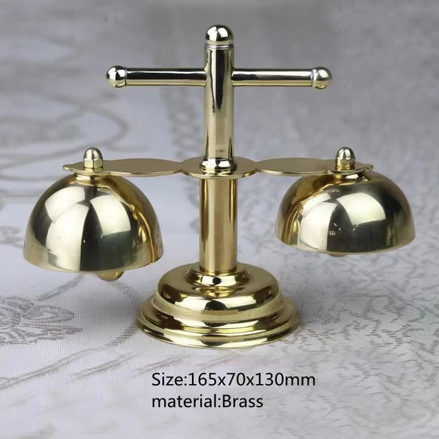 Catholic Relic Cross Ostensorium Holy Brass Bell Two Bronze Bells Ring ...
