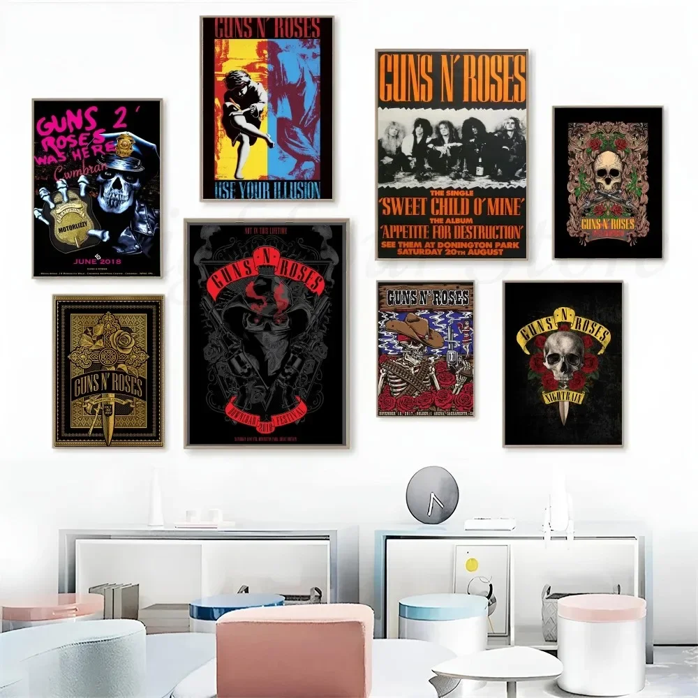 G-Guns-N-trash-Poster-Stickers-Art-Wall-Murals-Decor-Game-Room-Gifts ...