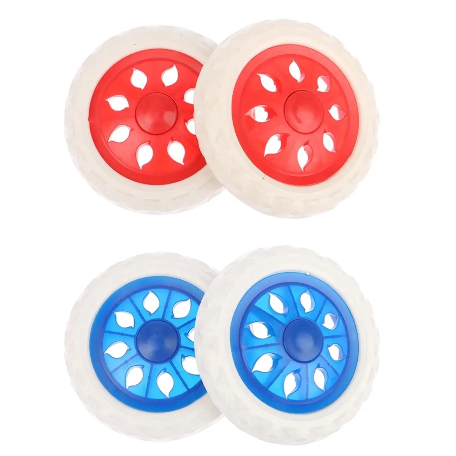 2-Pieces-Shopping-Cart-Wheel-Replacement-Trolley-Caster-Rubber-Foaming ...