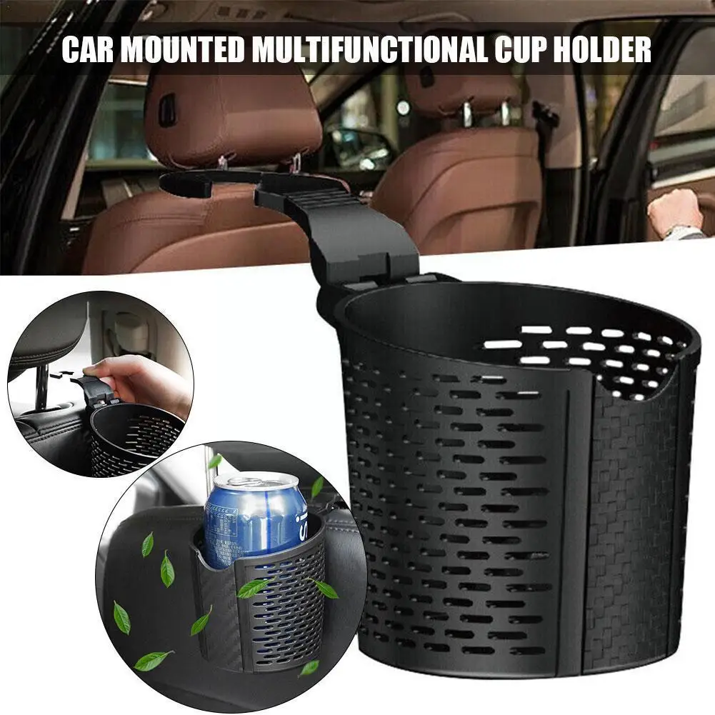 1PCS-Car-Cup-Holder-Multifunctional-Hanging-Beverage-Storage-Rear-Truck ...