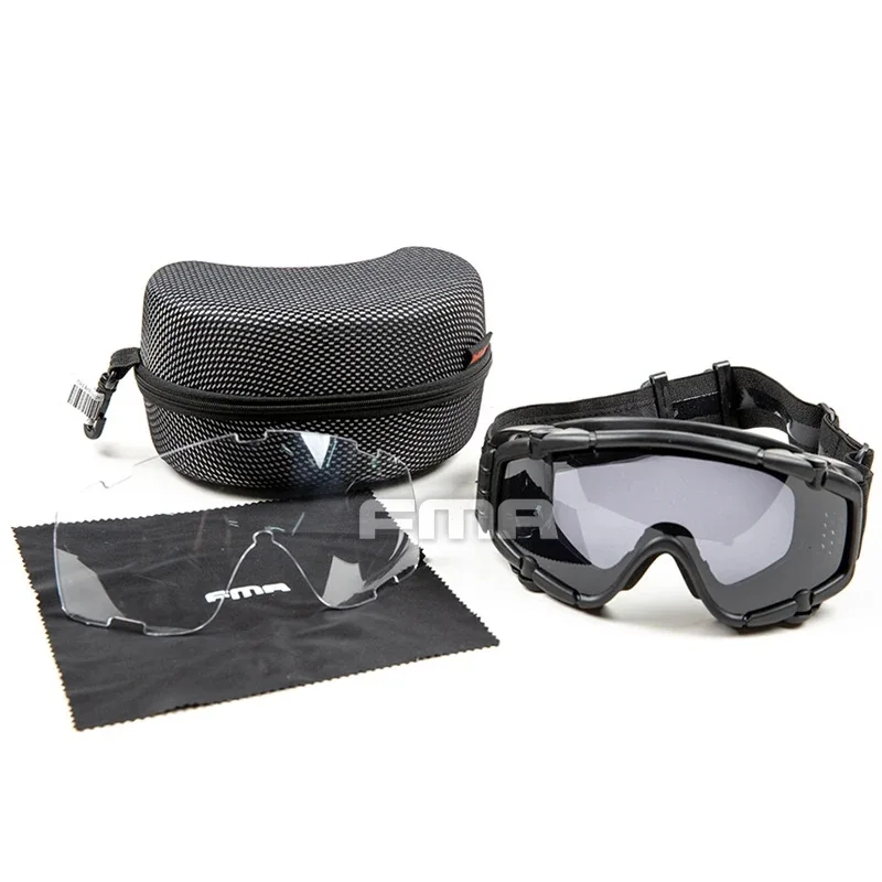New FMA Airsoft SI-Ballistic Goggles With Fan Updated Version Anti Fog ...