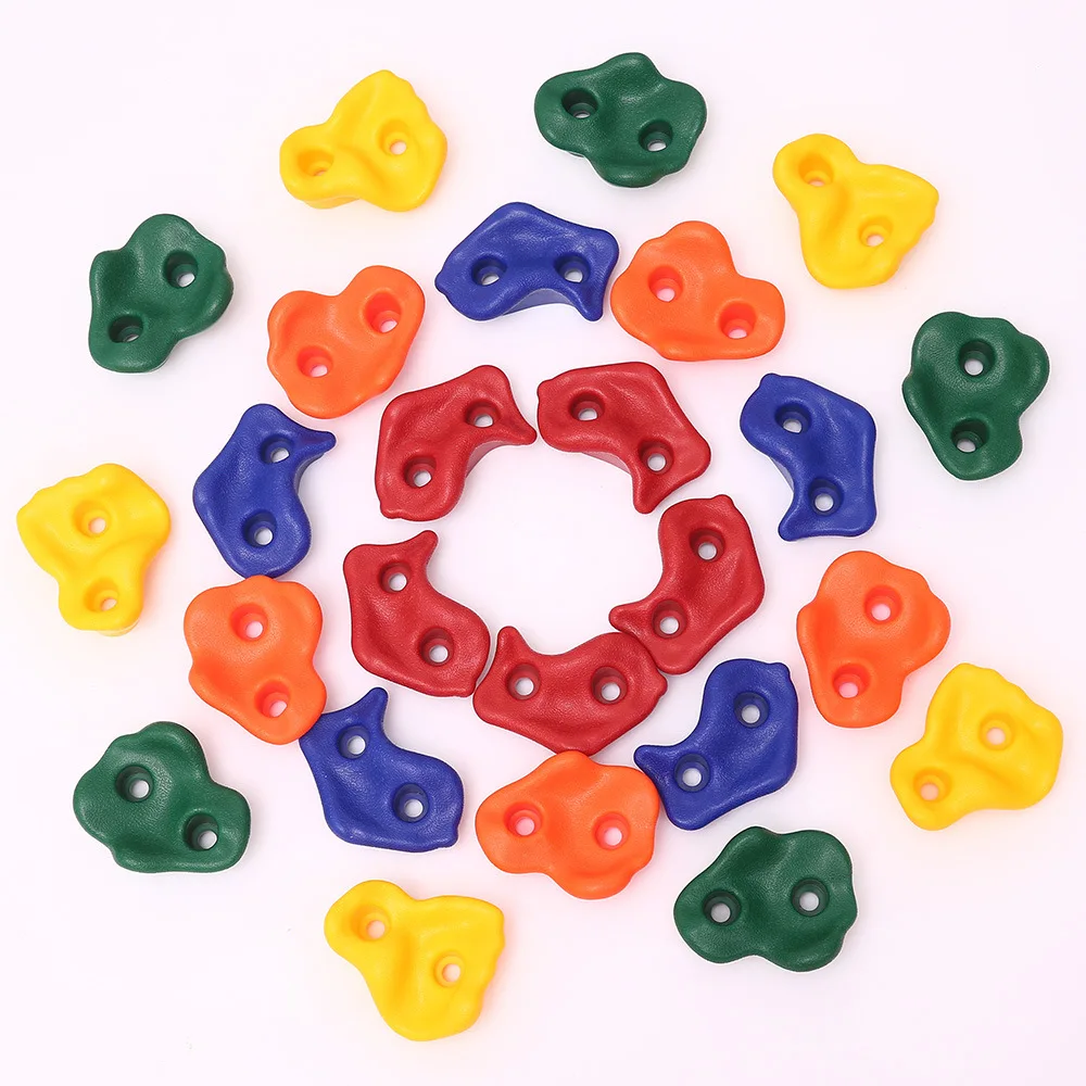 10-Pcs-Toys-for-Kids-Rock-Plastic-Wood-Wall-Climbing-Stones-Kids-Toys ...