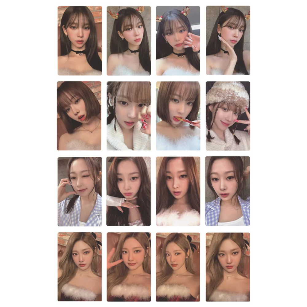 Kpop-Idol-Karina-Ning-Christmas-Selfie-Photocards-Inverno-Giselle-Foto-pessoal-Cart-es-LOMO-Cole ...