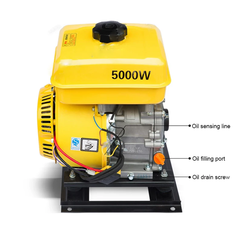 7KW-Electric-Vehicle-Gasoline-Generator-Range-Extender-Electric-Start ...