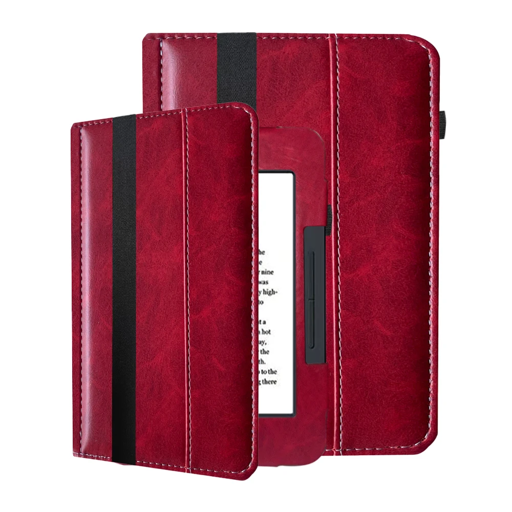 Case for Nook GlowLight 3, Slim Fit PU Leather Folio Cover for Barnes ...