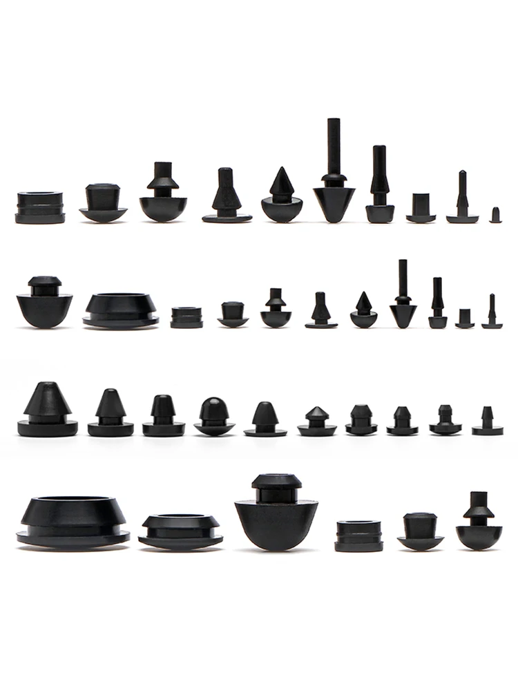 Silicone Plug Rubber Stopper Conical Hole シリコンキャップ Screw Thread Lid ...