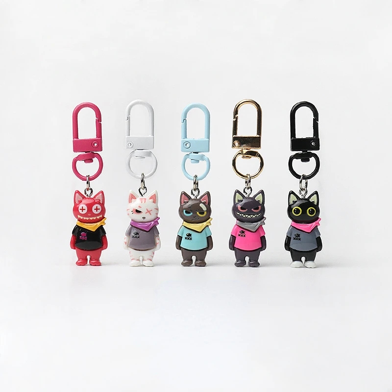 Trend Funny Street Cheap Cat Keychain Creative Bag Accessories Pendant ...