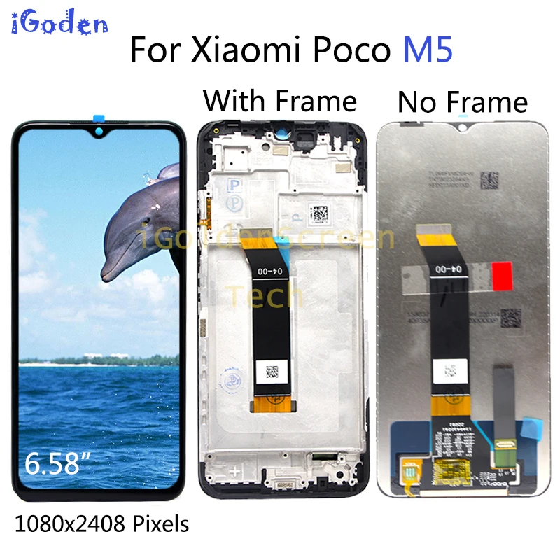 OEM-6-58-For-Xiaomi-POCO-M5-LCD-Display-Touch-Screen-Replacement ...