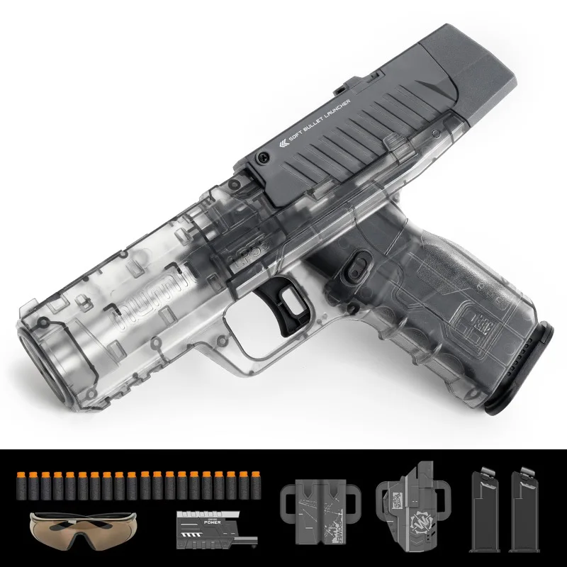 Toy-Gun-LP55-Soft-Bullet-Manual-Blaster-Shooting-Model-Pistol-Air ...