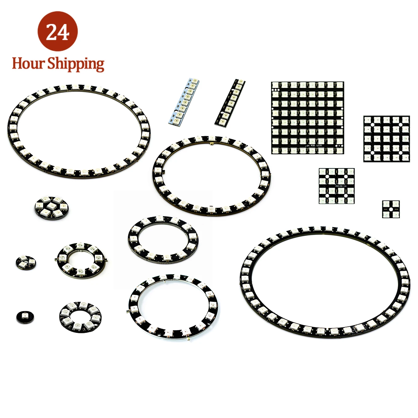 1pcs-WS2812-RGB-LED-Ring-1Bit-8Bit-12Bit-16Bit-24Bit-WS2812-5050-RGB ...