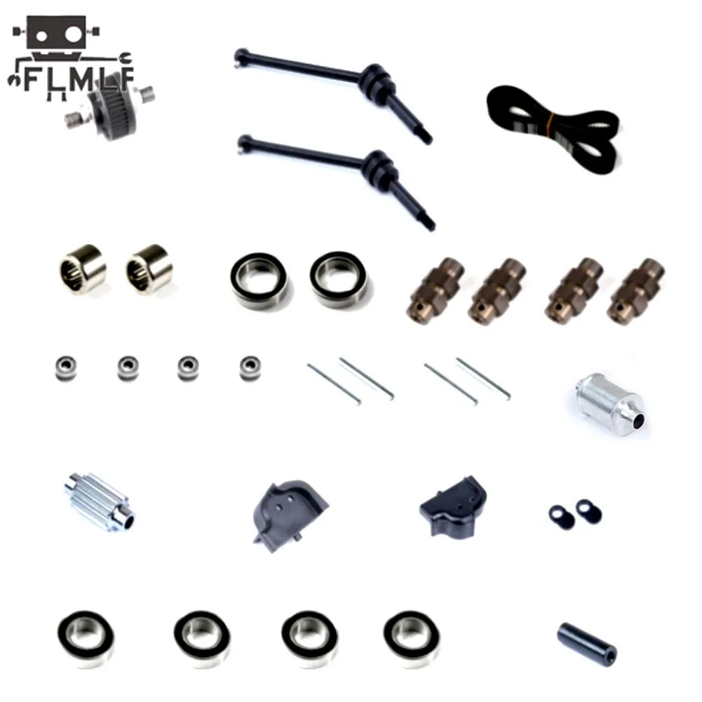 Rc Car 2WD To 4WD Conversion Kit for 1/5 HPI FG Monster Hummer ROVAN ...