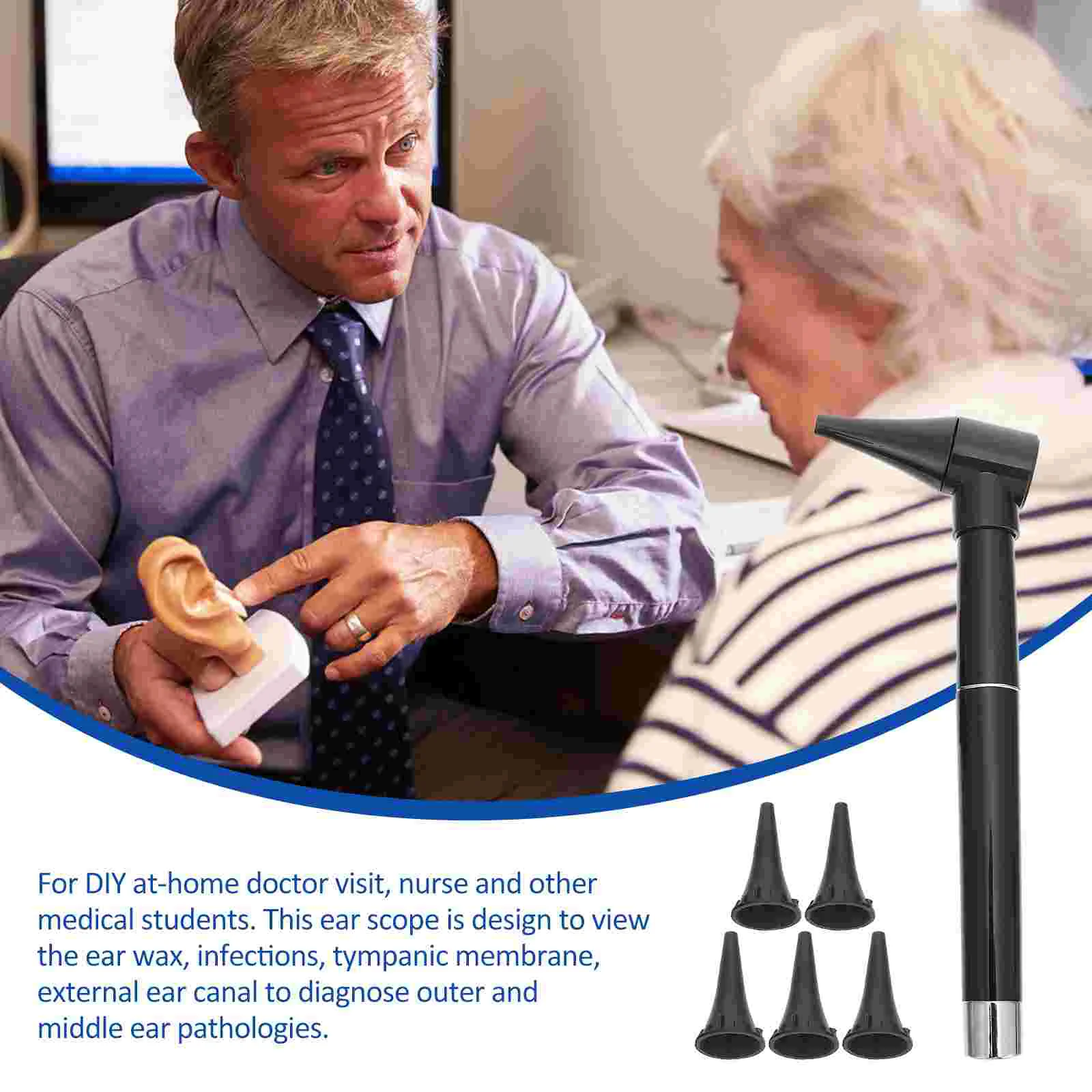 1 Set Diagnostic Ear Examination Otoscope Ear Care Tool Ear Speculum No ...