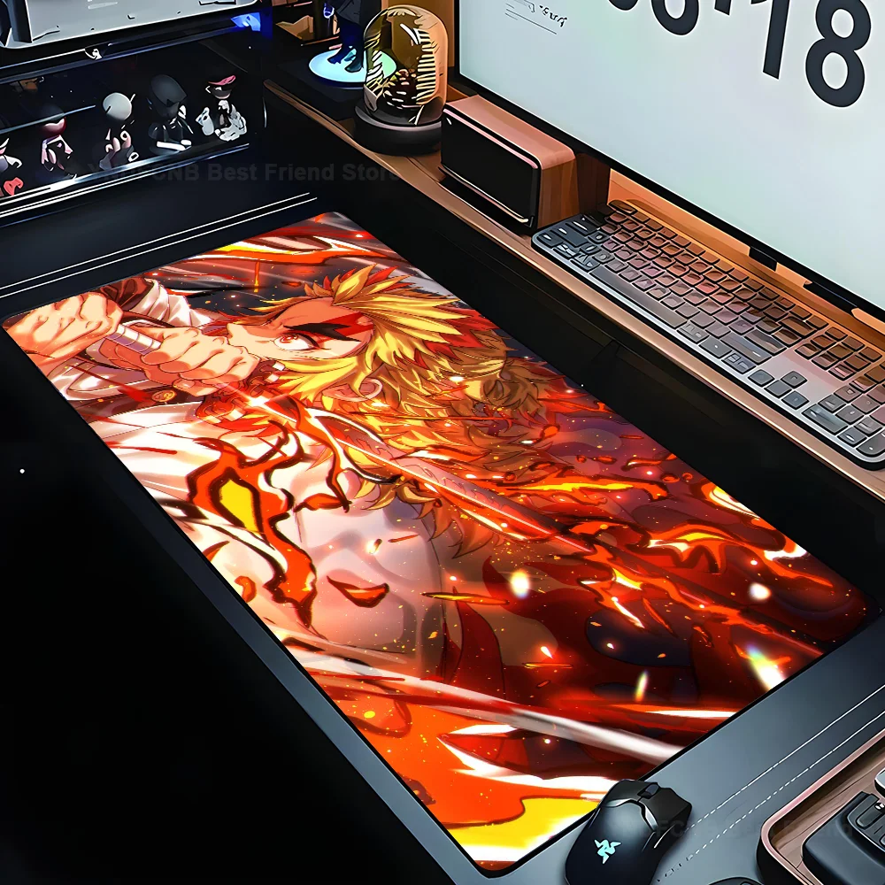 Kyojuro-Rengoku-Anime-D-Demon-Slayer-Mousepad-Mouse-Mat-Desk-Mat-With ...