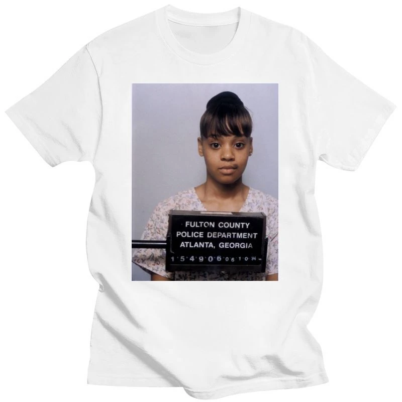 2022 New Lisa Left Eye Lopez TLC Mugshot White T Shirt Sizes Available ...