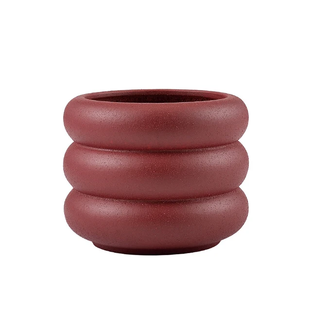 Creative Round Flower Pot Succulent Pot Ceramics Planter Home Decor ...